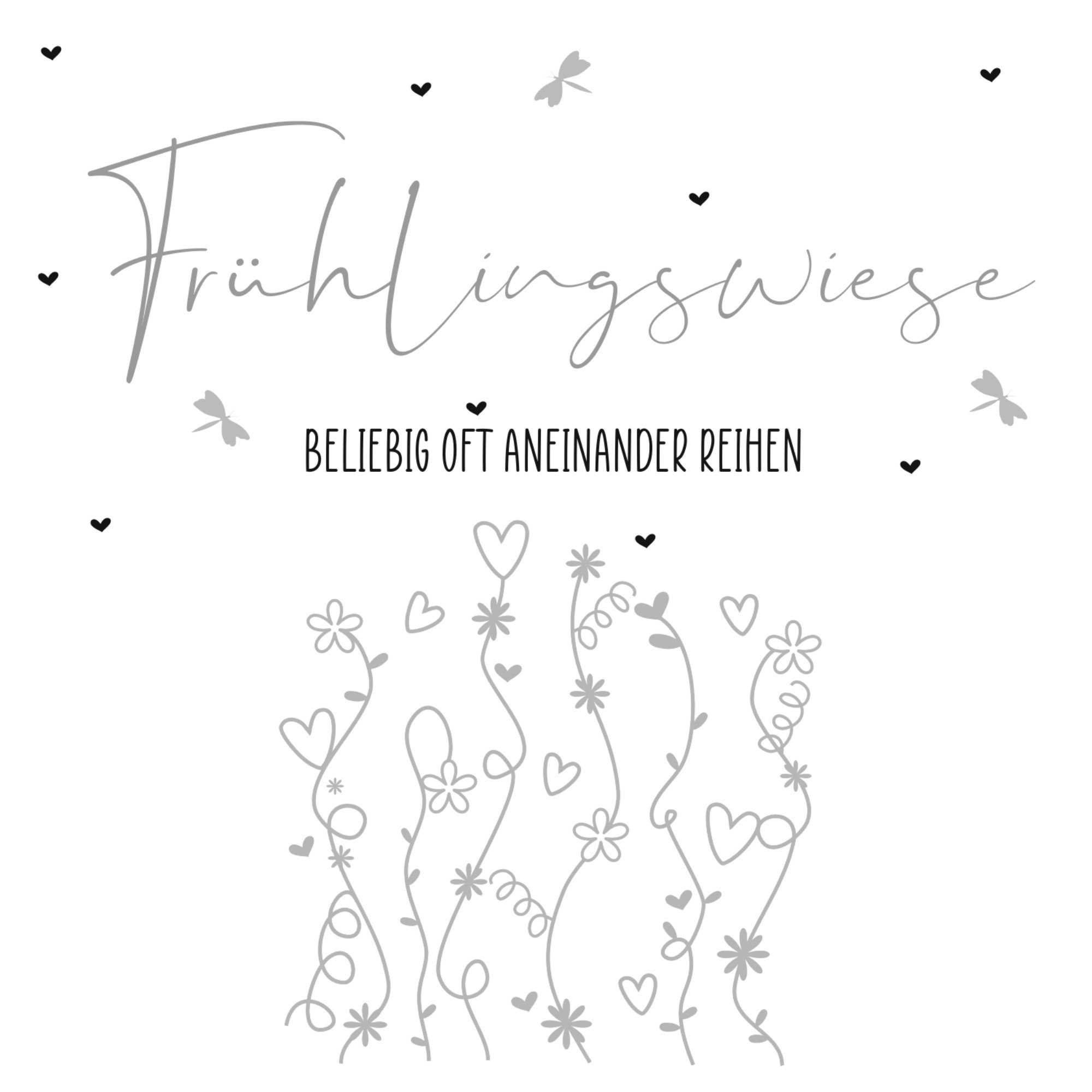 Plotterdatei Blumenwiese svgdxf & fcm - Etsy Schweiz