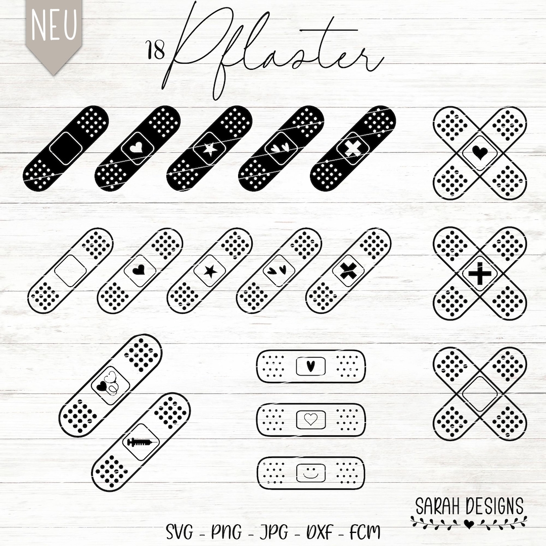 Plotterdatei 18 tlg. PFLASTER - svg,dxf & fcm - Etsy.de