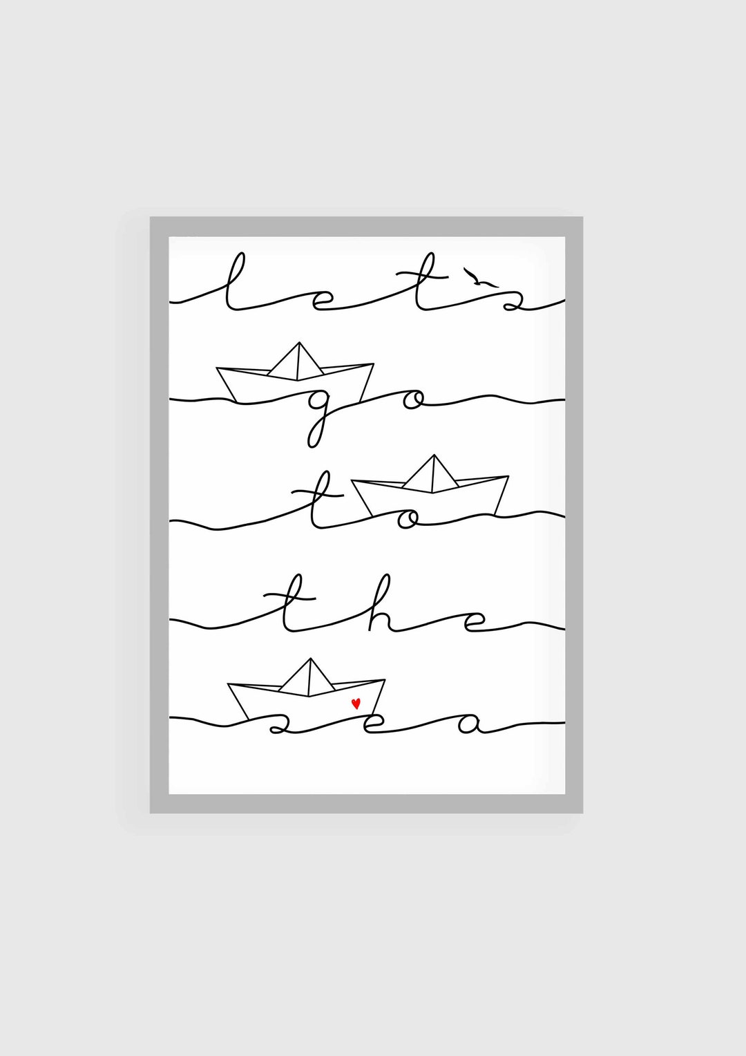 Lets go to the sea -Kunsdruck,Poster - Etsy.de