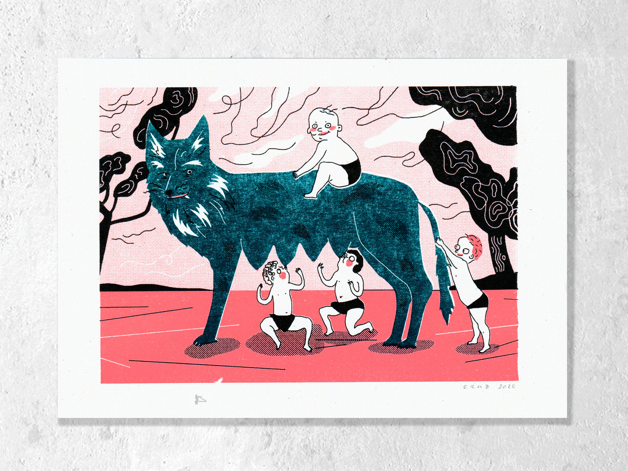 Art & Collectibles Risography Crete Screenprints Prints etna.com.pe