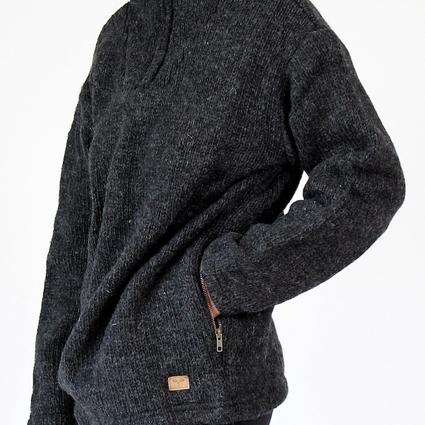 Heavy Wool Sweater - Etsy