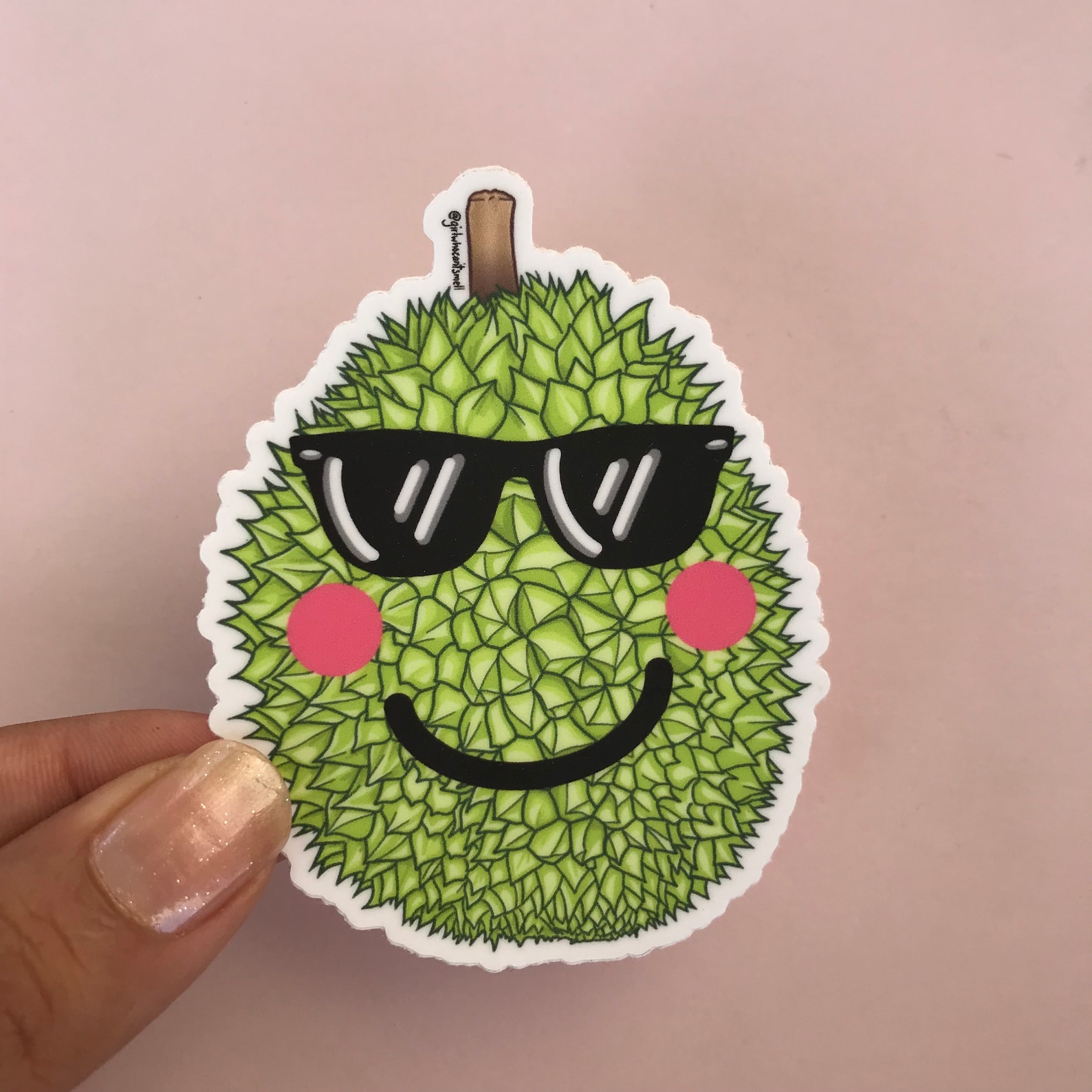 Super Cute Durian Sticker as Seen on My Anosmia Durian Story Video - Etsy