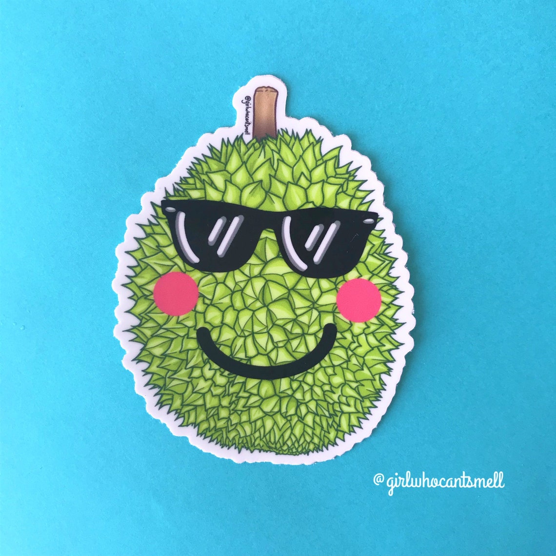 Super Cute Durian Sticker as Seen on My Anosmia Durian Story - Etsy
