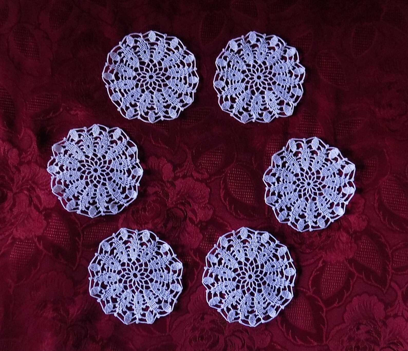 6 Pcs. Crochet Doily Set - Etsy
