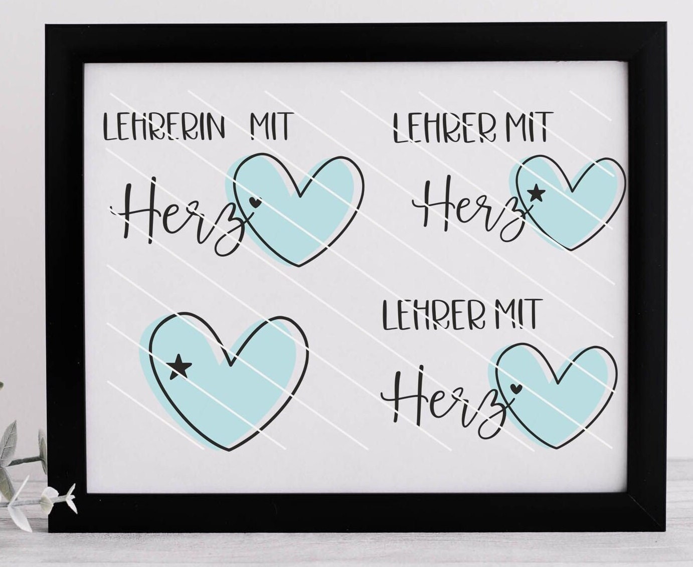 Plotter File Plotter Template Set Teacher Teacher With Heart Farewell ...