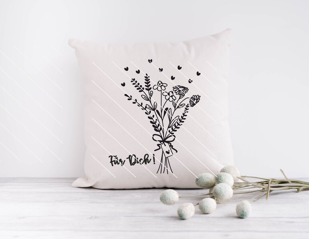 Flowers #1 ein Blumenstrauss für Dich - Plotterdatei Plottervorlage Schneidevorlage png svg dxf ...