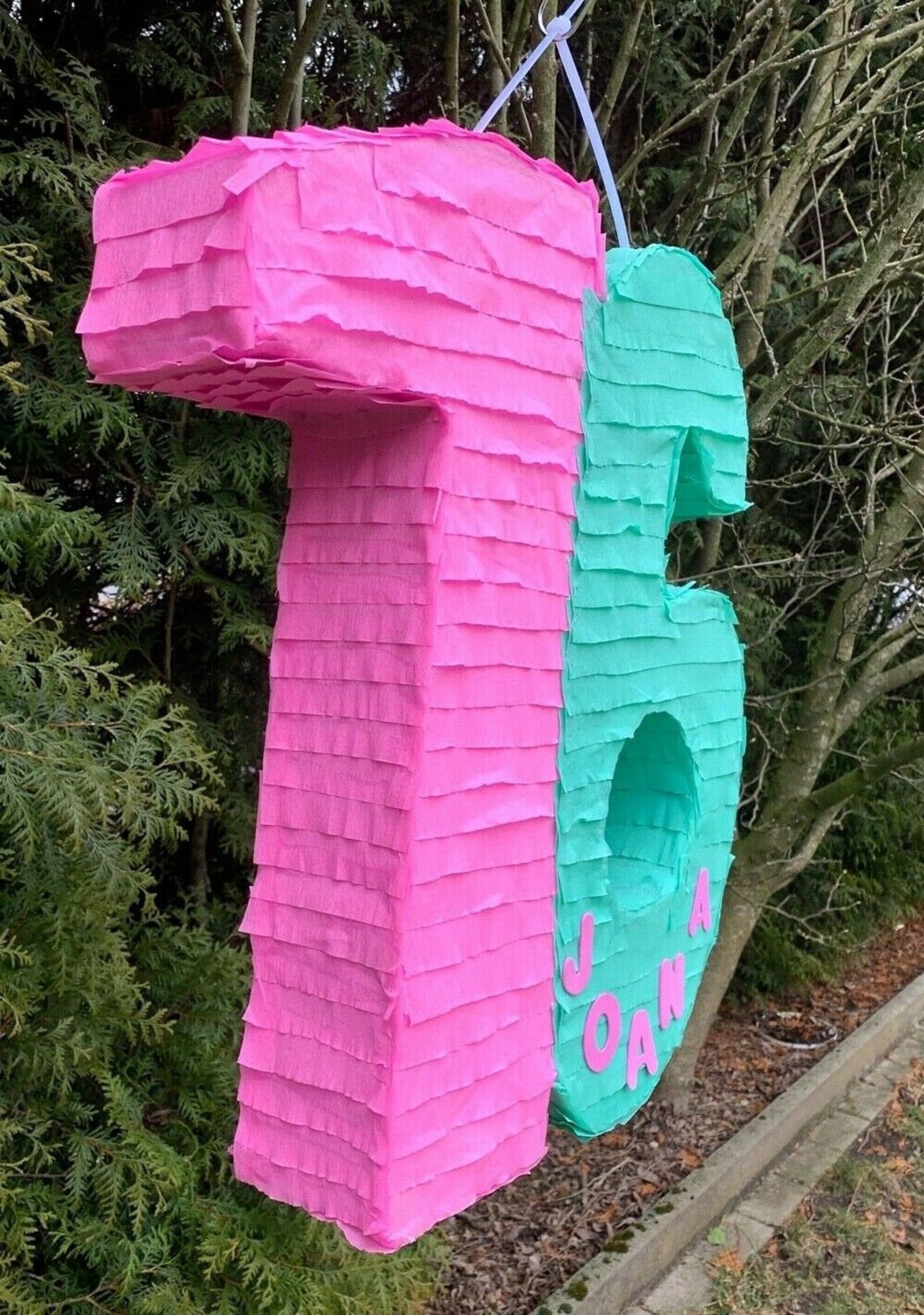 Piñata Number 16 Pastel Colors Money Gift Box Gift Birthday Filling Box ...
