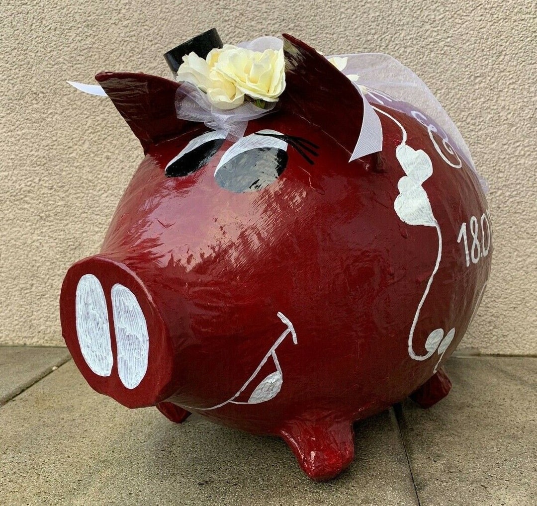Wedding Gift Money Gift for the Wedding Card Box Lucky Pig Piggy Bank ...