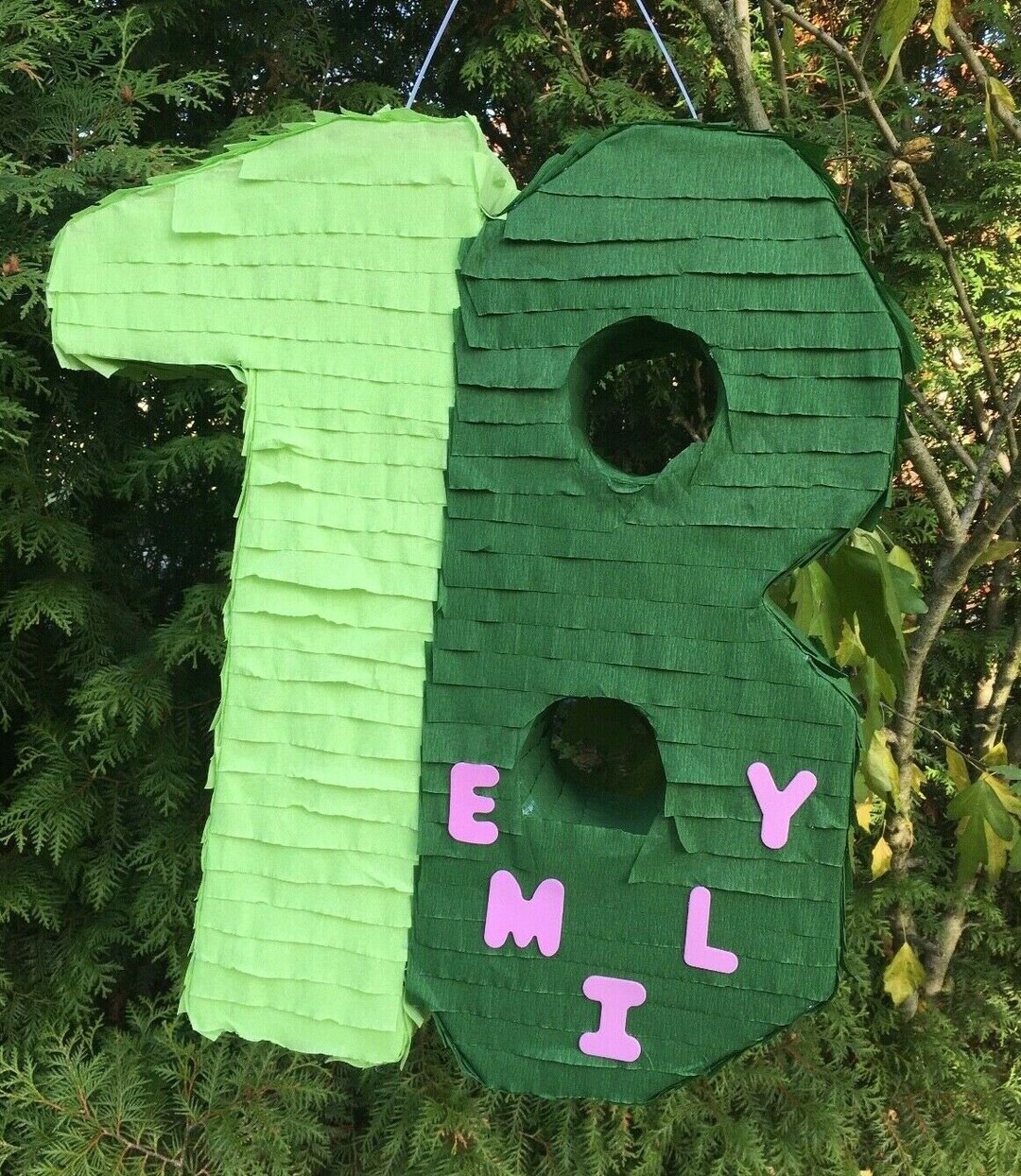 Pinata Number 18 Birthday Door Decoration Gift Money Gift Gifts Box ...