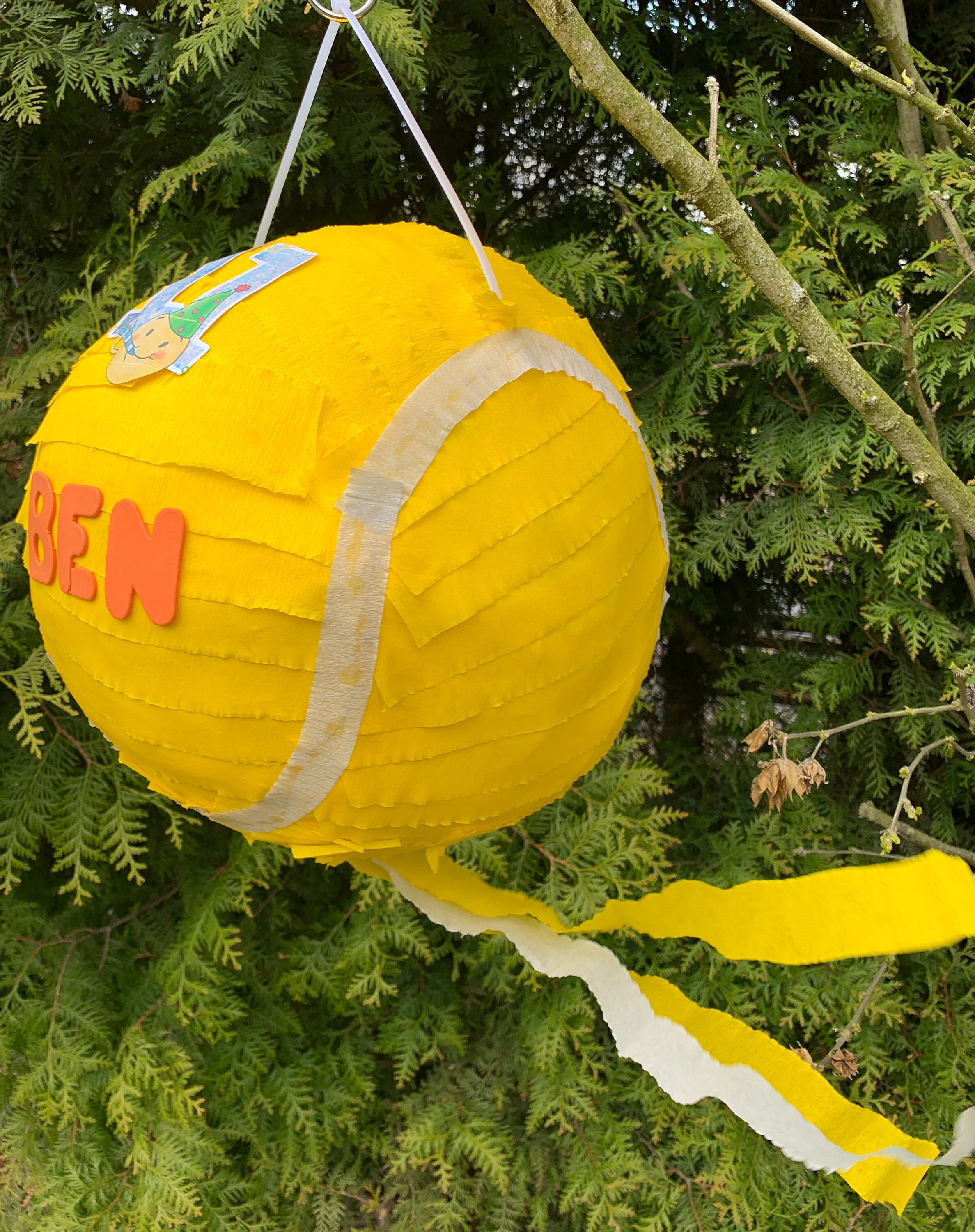 Pinata Tennis Ball XXL Pullpinata Birthday Pinata U: 85 Cm - Etsy UK