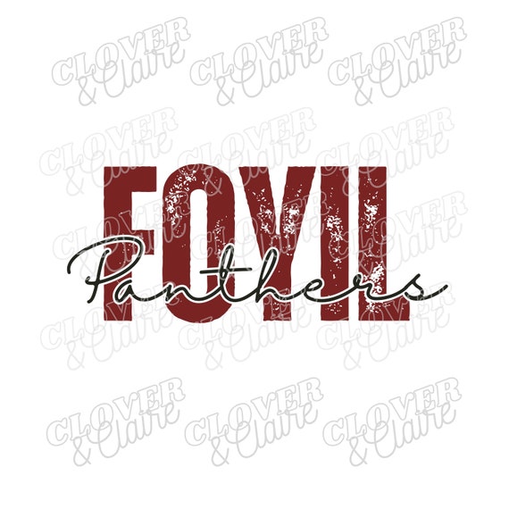 Foyil Panthers PNG Clipart Sublimation File PNG - Etsy