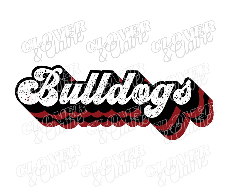 Retro Muldrow Bulldogs Digital PNG Image - Clipart - Sublimation File ... Retro Muldrow Bulldogs Digital PNG Image - Clipart - Sublimation File ...