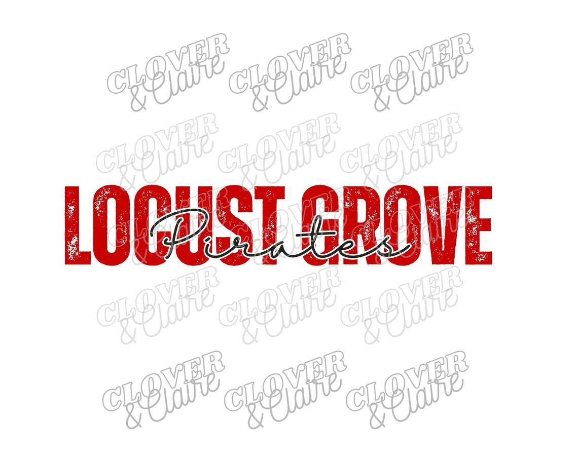 Locust Grove Pirates Digital PNG Image Clipart Sublimation - Etsy