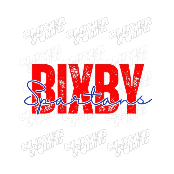 Bixby Spartans Digital - Etsy