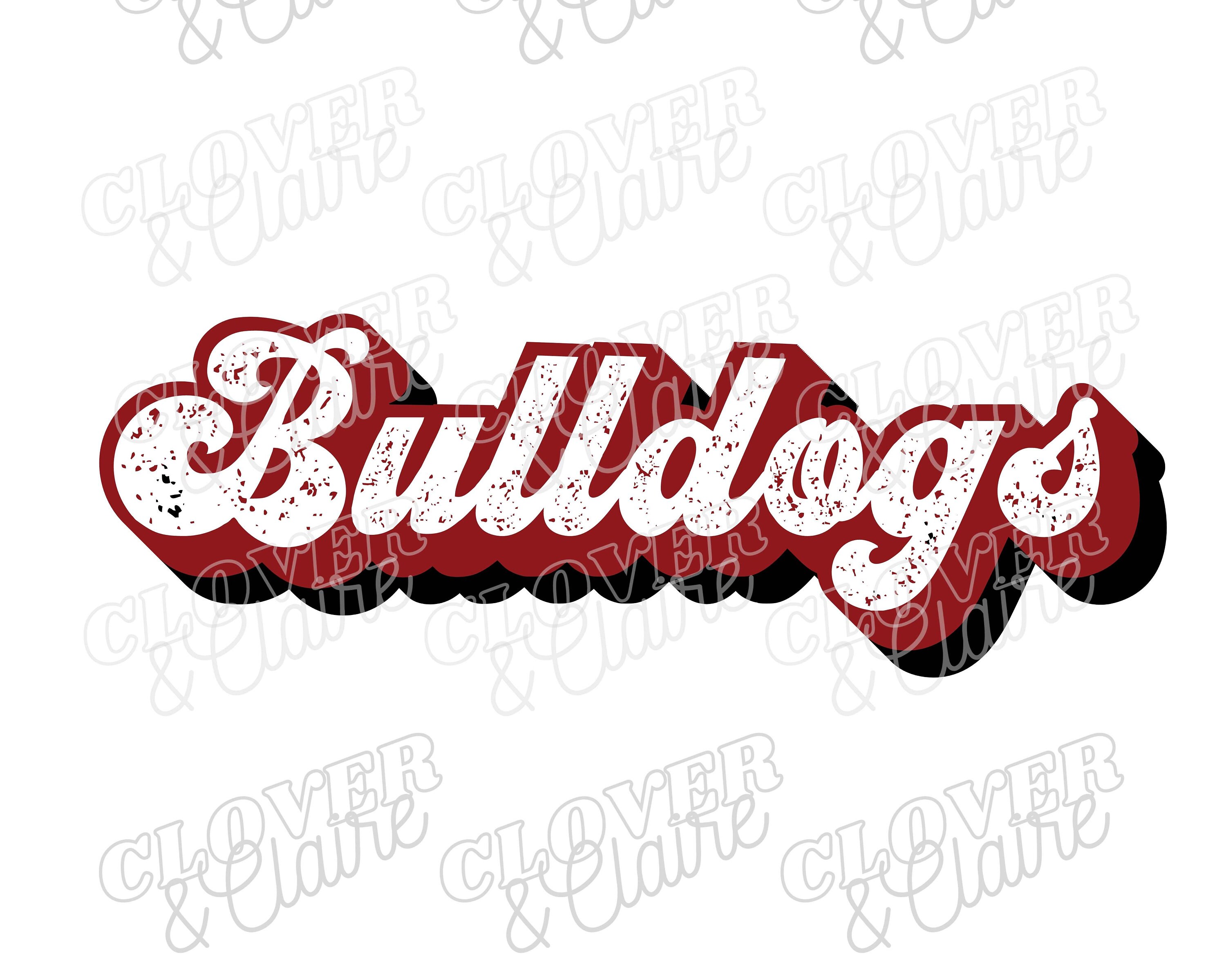 Retro Muldrow Bulldogs Digital PNG Image - Clipart - Sublimation File ...