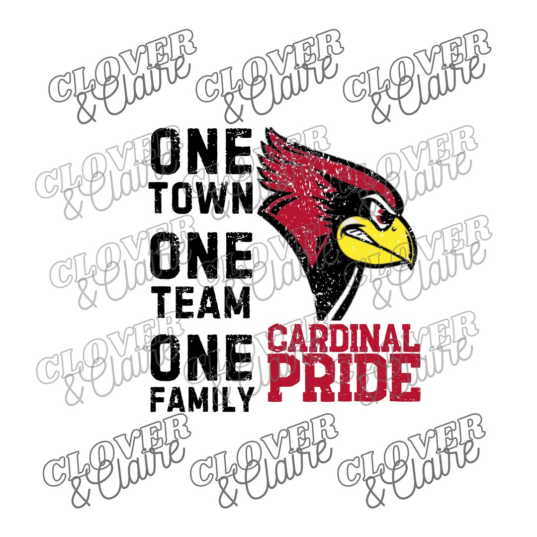 Verdigris Cardinals PNG – School Spirit Sublimation File (digital ...