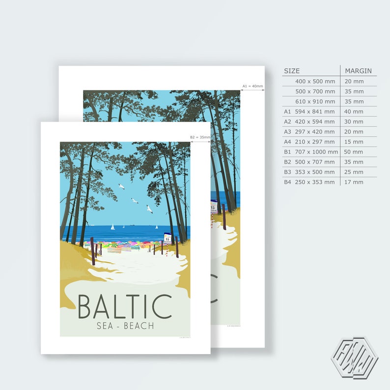 Baltic Sea - Beach - Baltic Poster - Travel, Baltic, Tall Ship ...