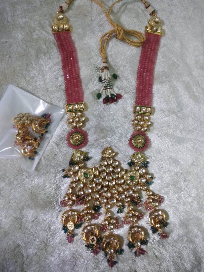 Veroniq Trends Designer Raani Haar Necklace Set in Multilayer - Etsy