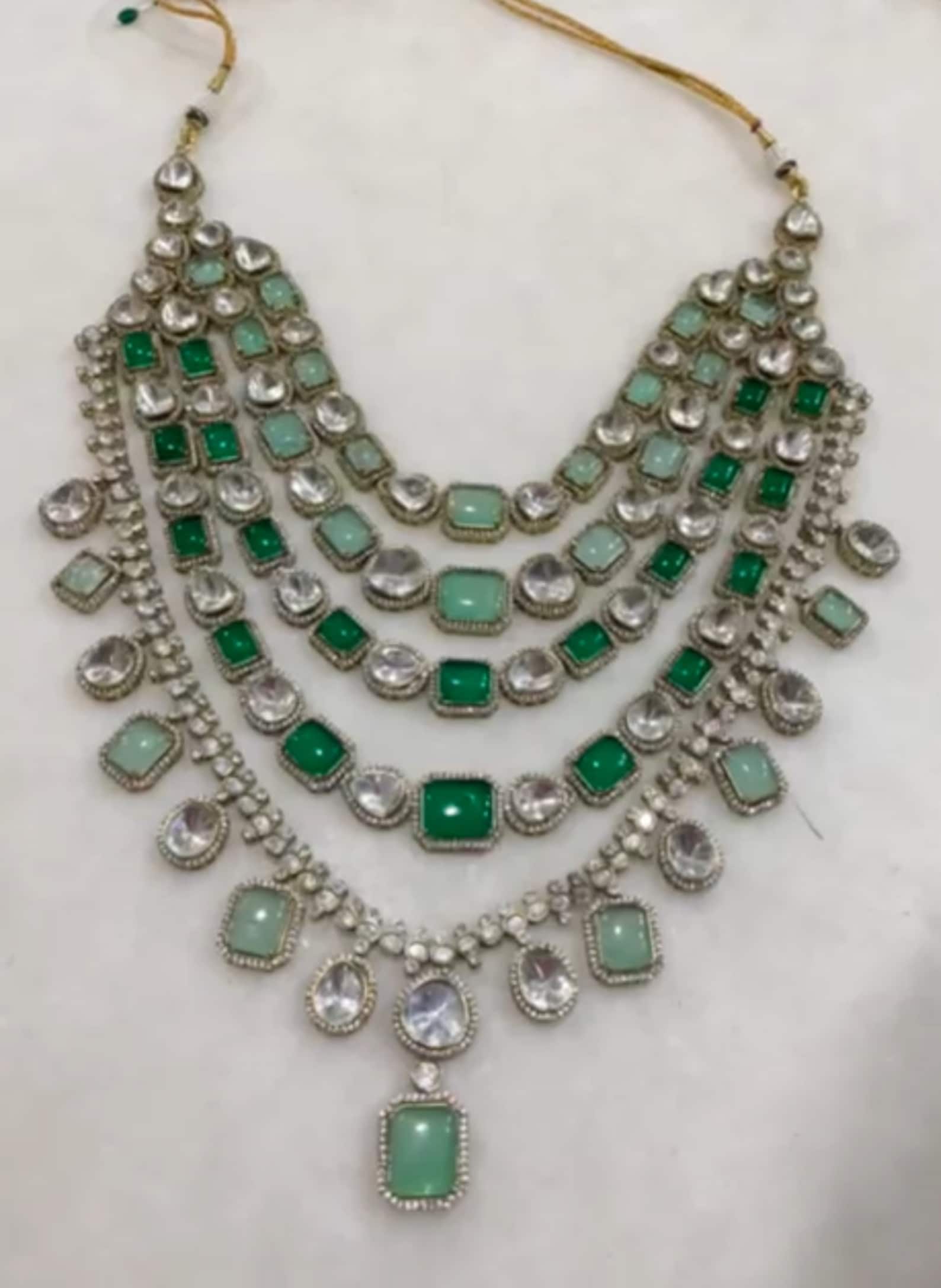 Veroniq Trends-parineeti Chopra Bridal Necklace-victorian Polki Kundan ...