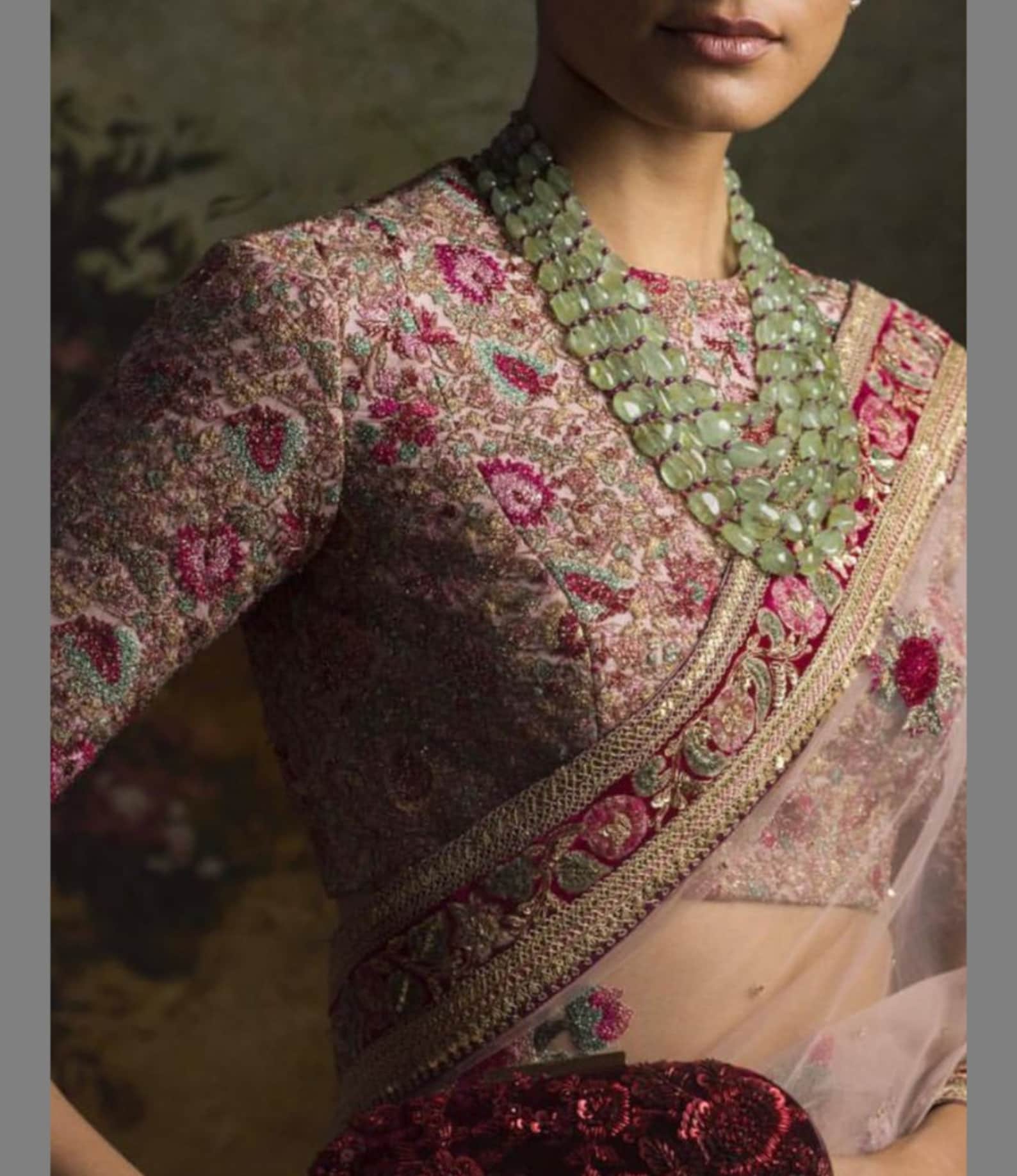 Buy Veroniq Trends-multistrand Aventurine Beaded Necklace With Ruby ...