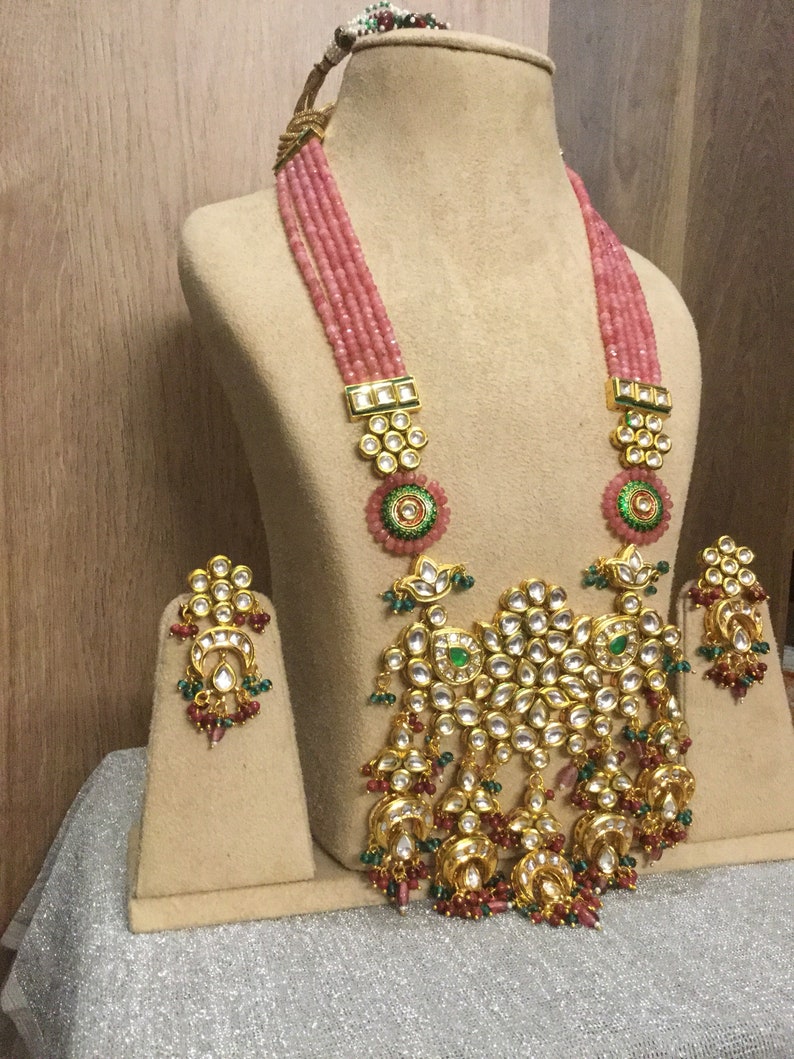 Veroniq Trends Designer Raani Haar Necklace Set in Multilayer - Etsy