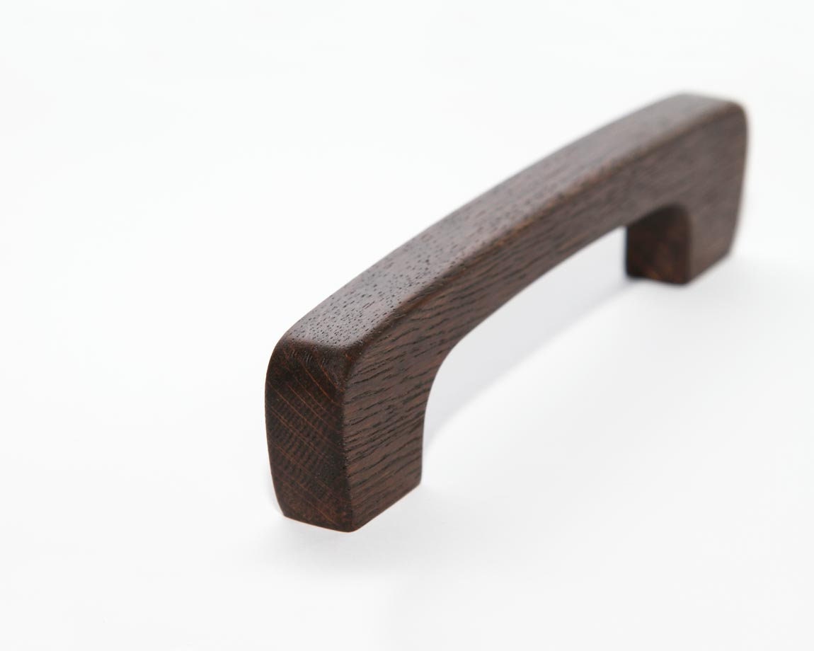 Rustic Catalonia Oak Wooden Handle Set U-2001 Cabinet Pull Modern ...