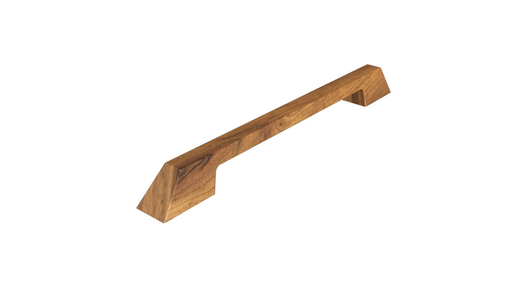 Wooden Handles U-0914. Modern Kitchen Handles. Contemporary Drawer ...