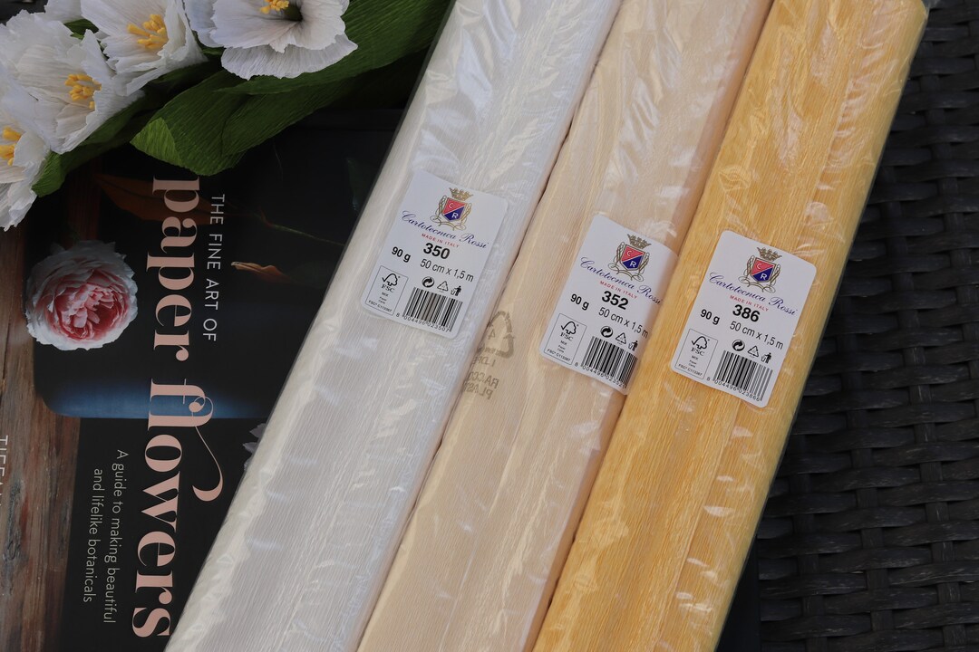 Italian Crepe Paper 90g Cartotecnica Rossi Extra Extendable - Etsy