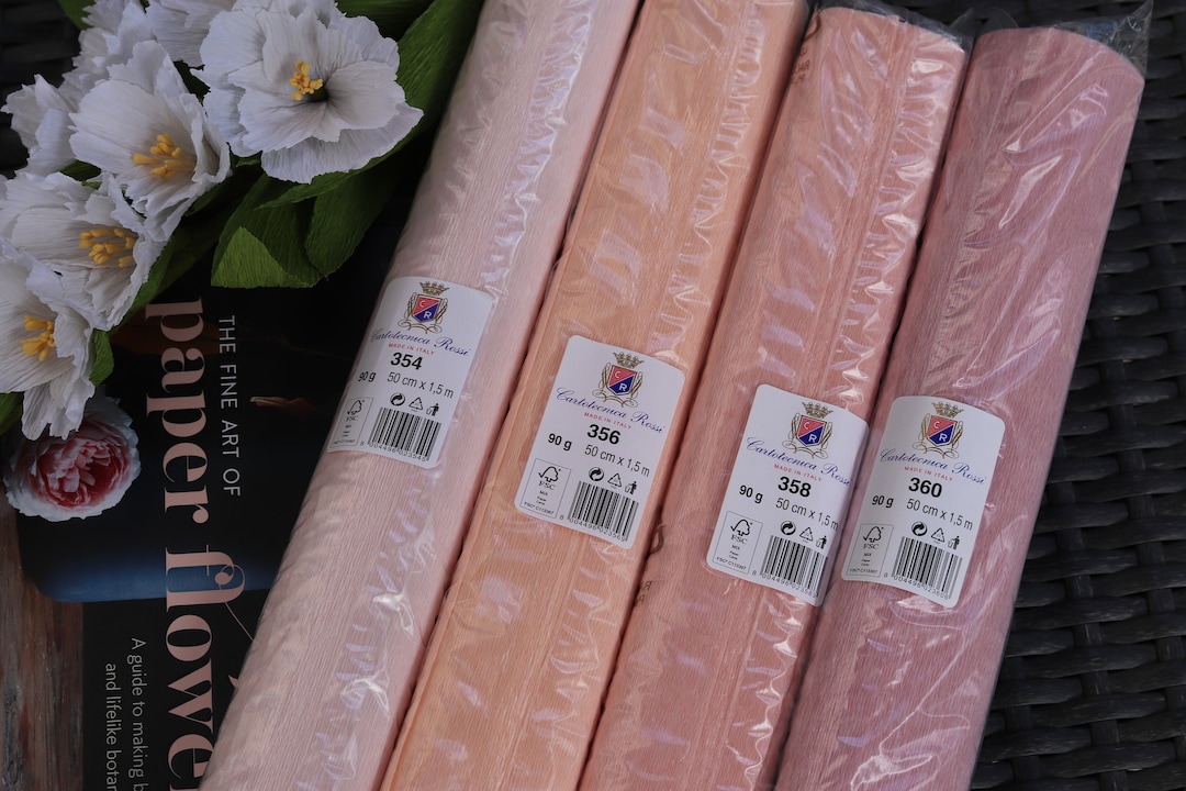 Italian Crepe Paper 90g Cartotecnica Rossi Extra Extendable - Etsy