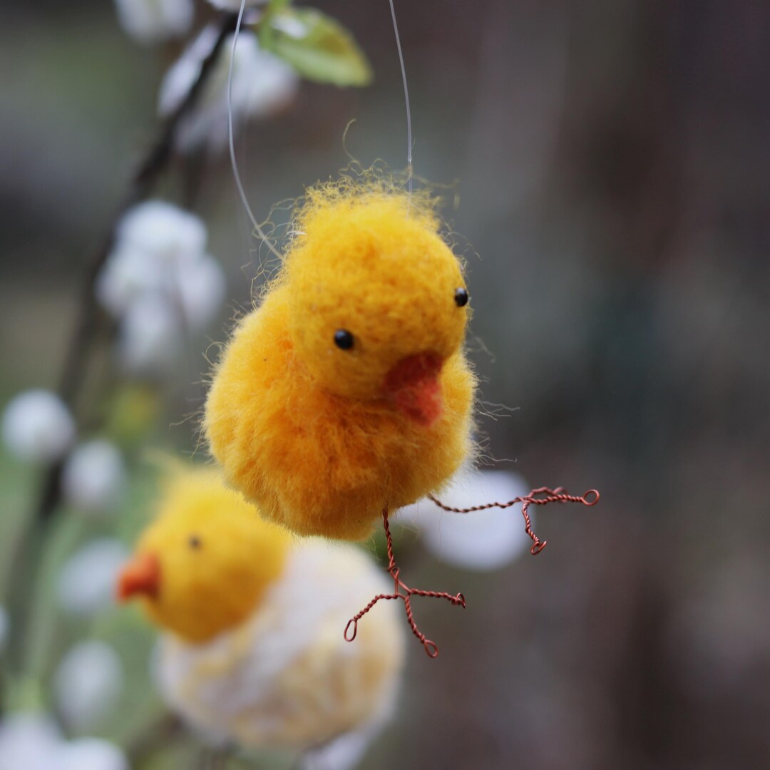 Hand-felted Easter-chick - Etsy