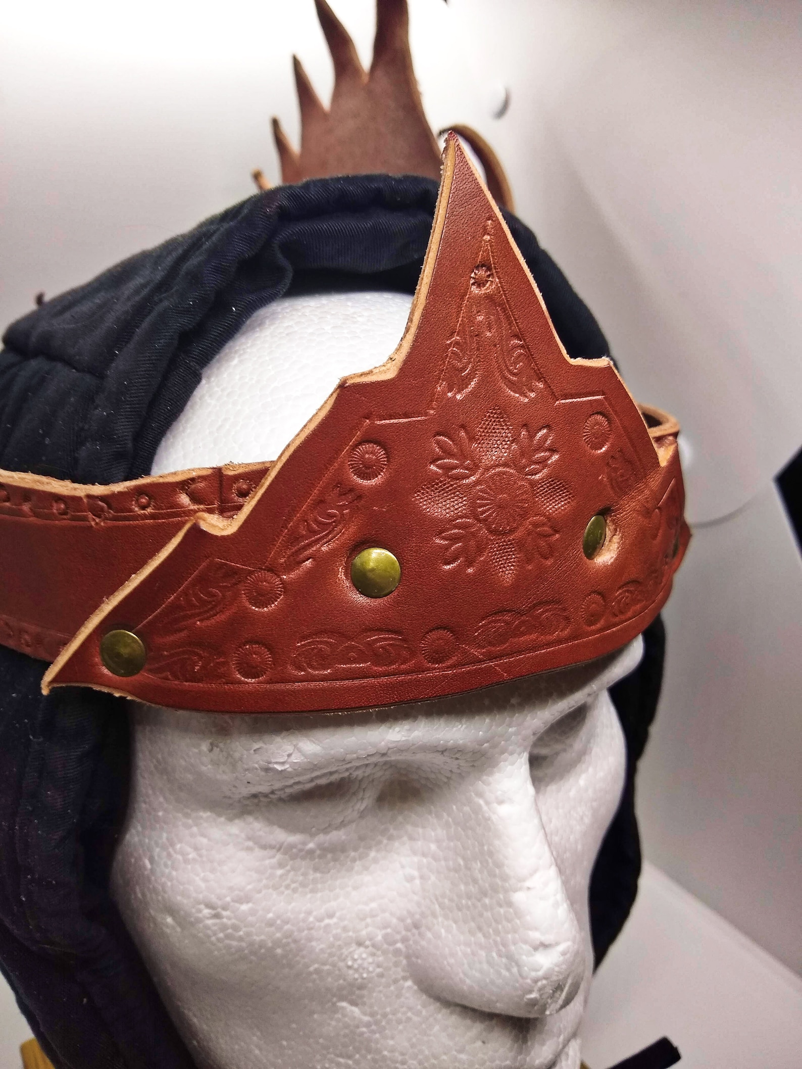 Leather Valkyrie Headdress | Etsy