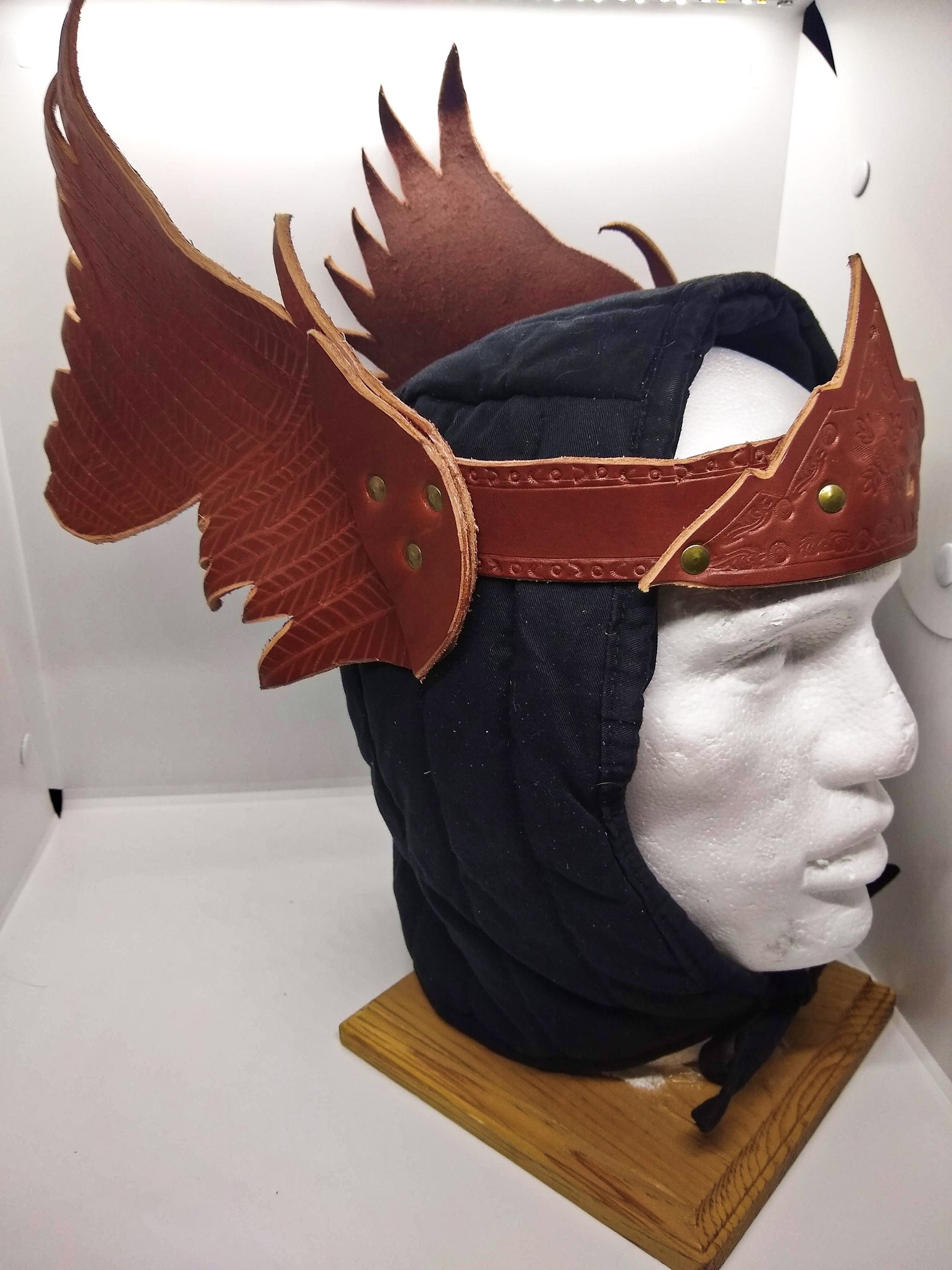 Leather Valkyrie Headdress - Etsy