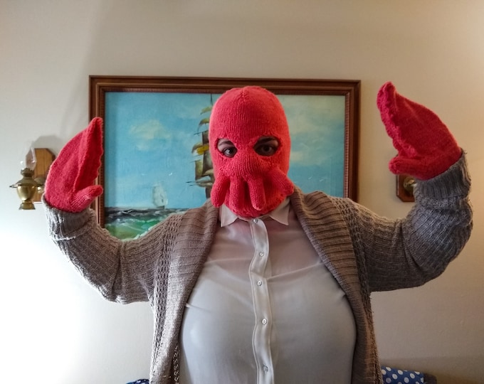 Futurama Zoidberg Mask and Claws Cosplay Costume - Etsy