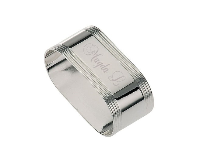 Personalized Napkin Ring, Boho Wedding Table Decoration, Dinner Party ...