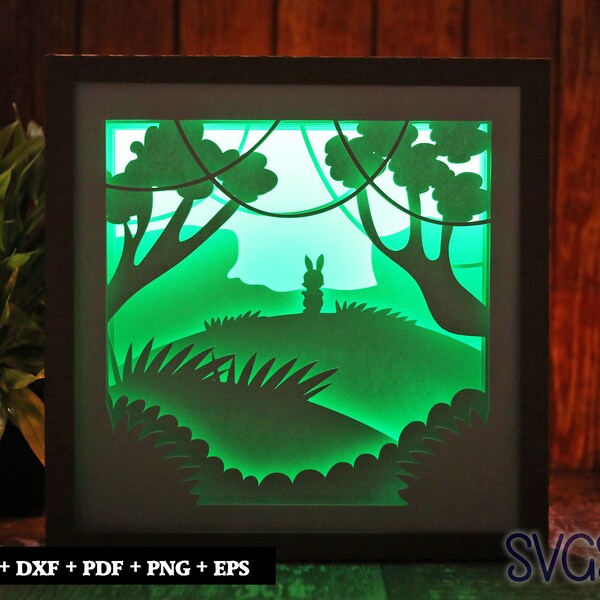 Resurrection Shadow Box Svg - Etsy