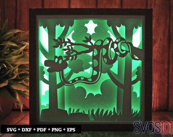 Snake Shadow Box - Etsy