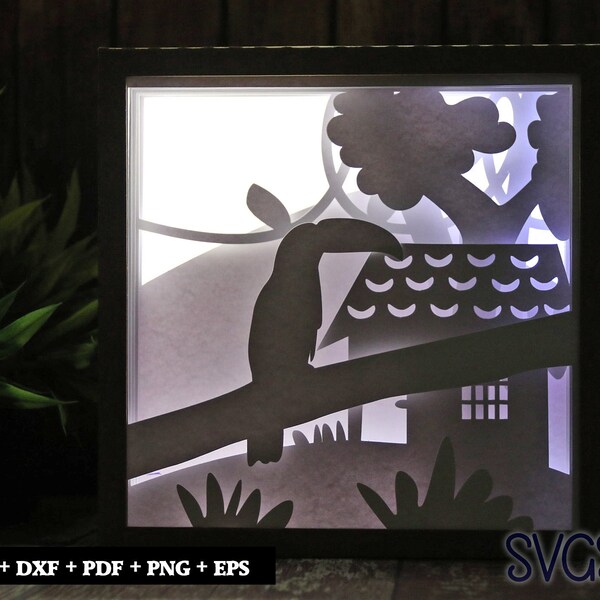 Tree Branch in Shadow Box - Etsy