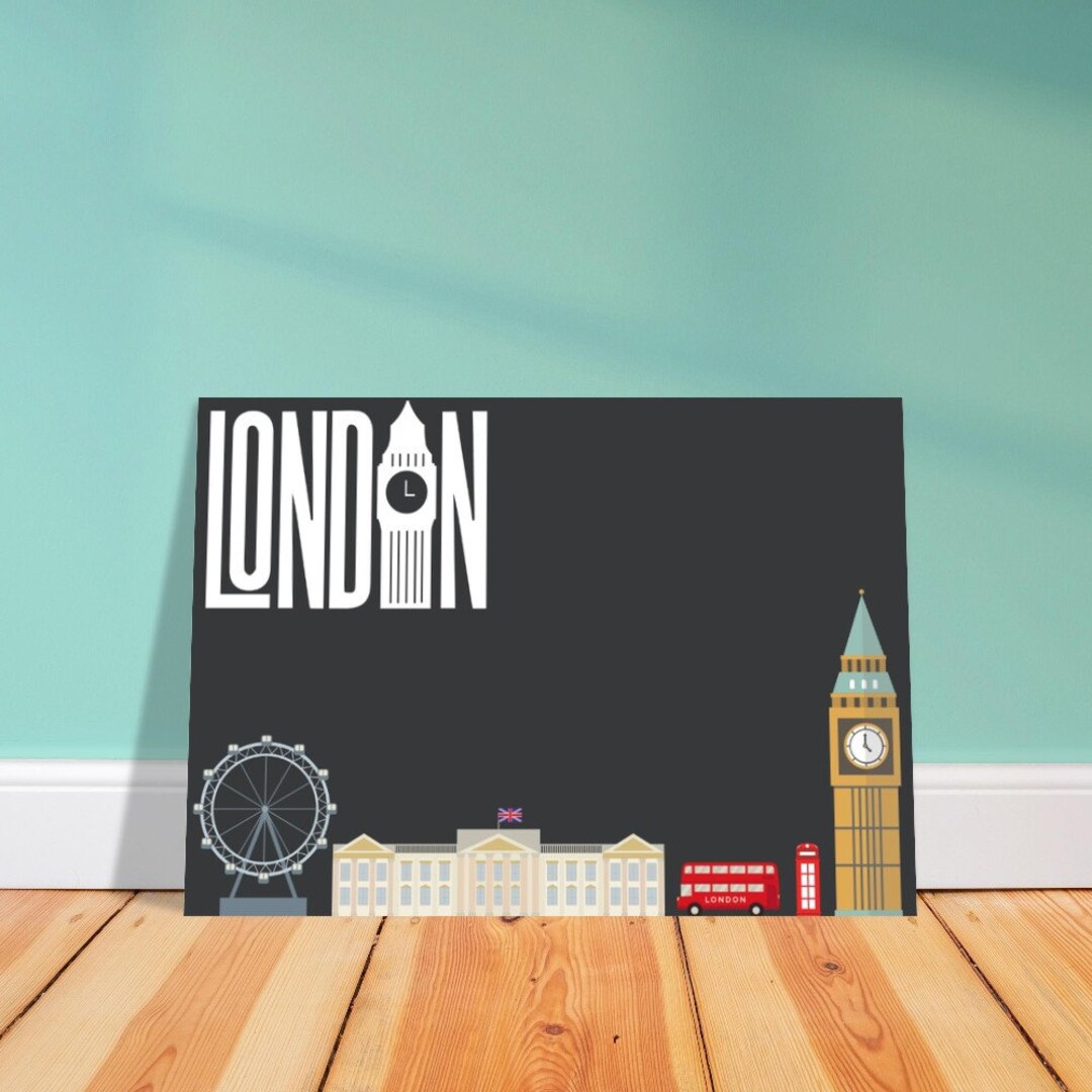London A3 Semi-glossy Paper Poster - Etsy