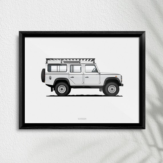 Land Rover Defender 110 Print - Etsy