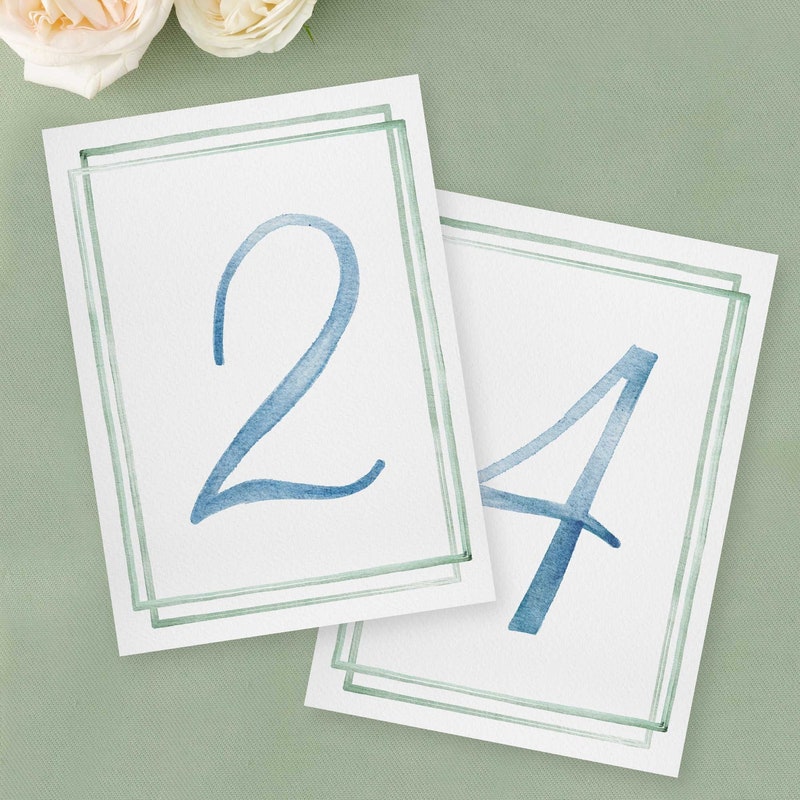 Watercolor Paint by Number - Etsy