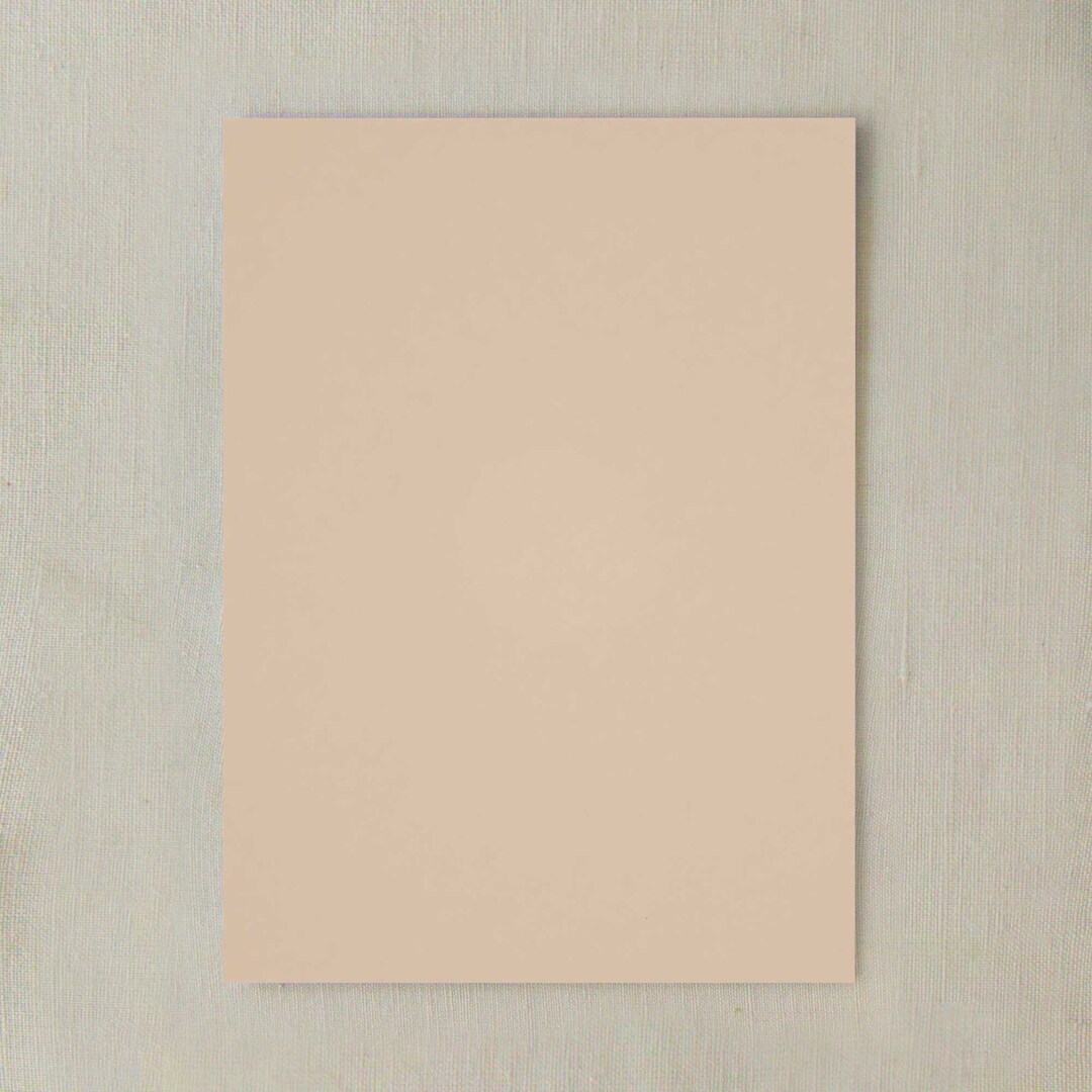 Beige Card Stock Paper - Etsy