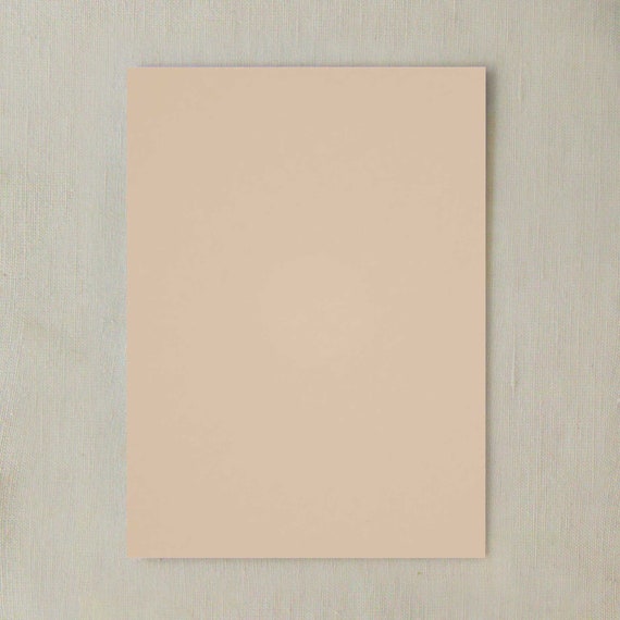 Beige Card Stock Paper - Etsy