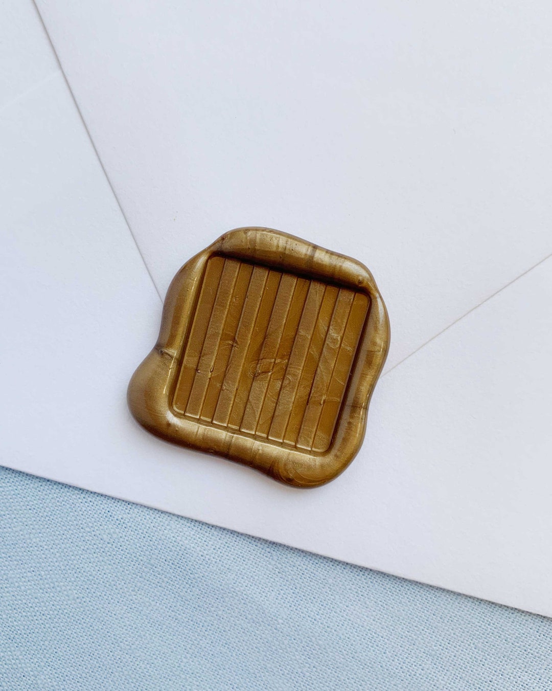 Striped Square Wax Seals | Self Adhesive Square Wax Seal Stickers - Etsy