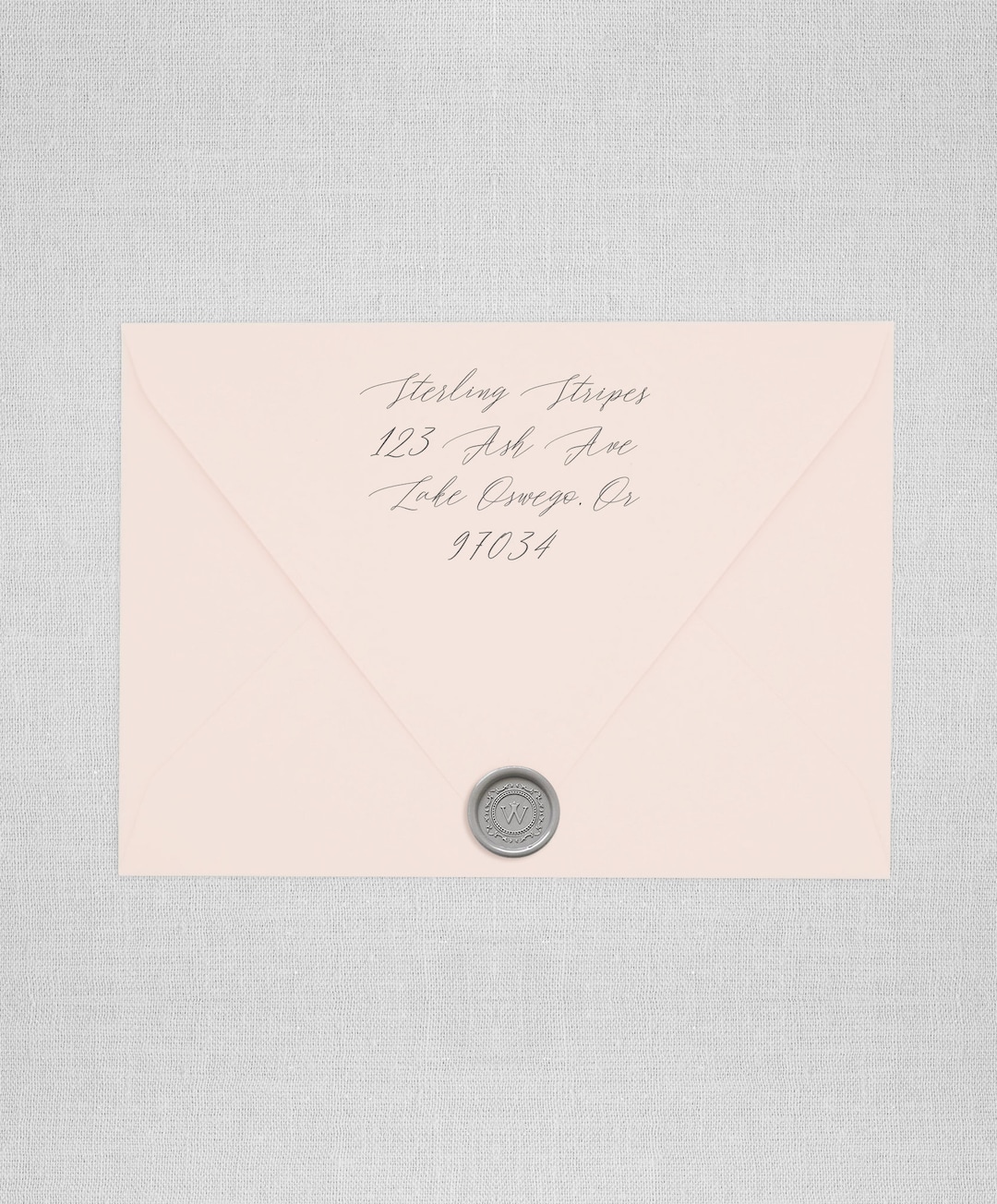 Blush Euro Flap Envelopes | Light Blush Pink Envelopes - Etsy