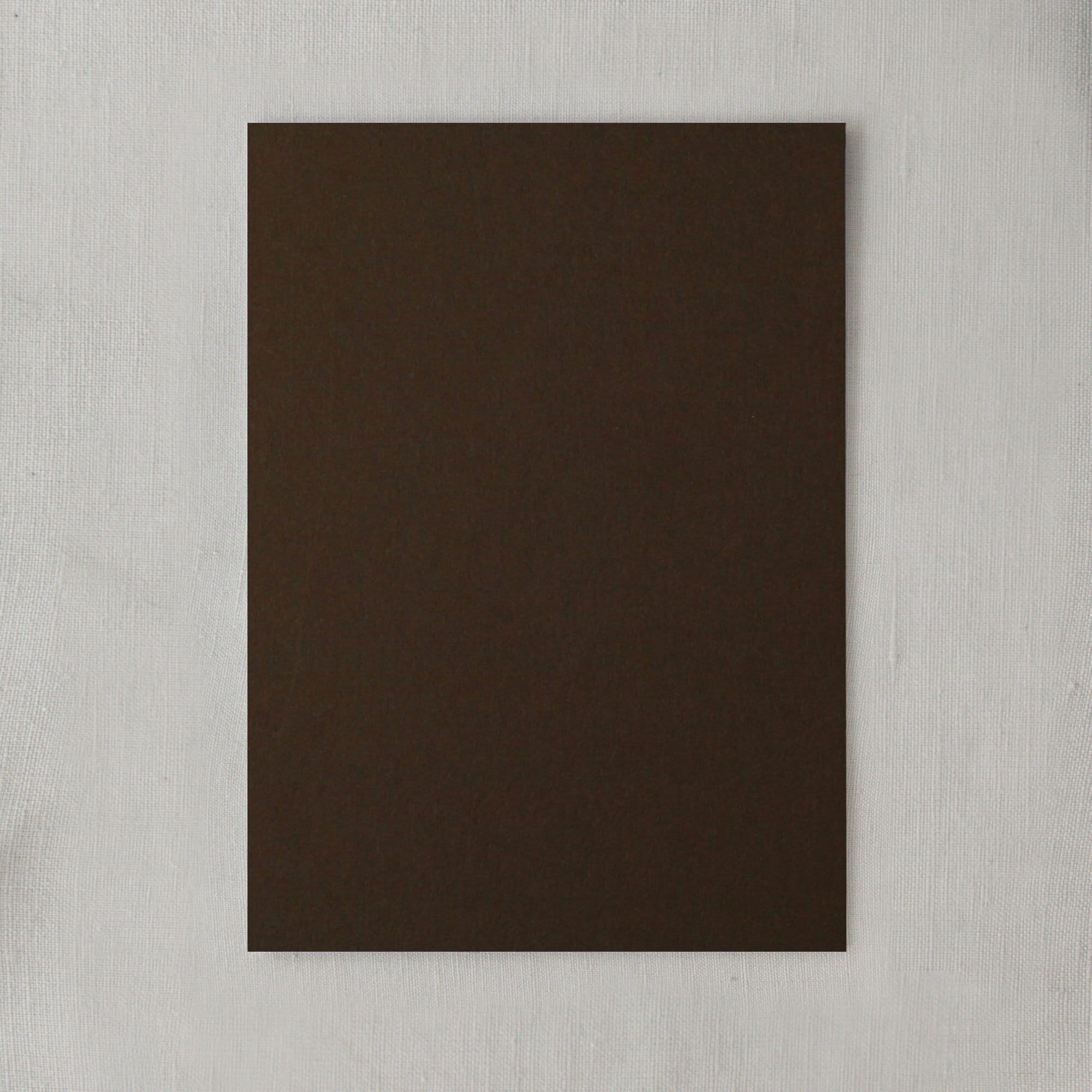 Bitter Chocolate Cardstock Paper | Black Paper - Etsy