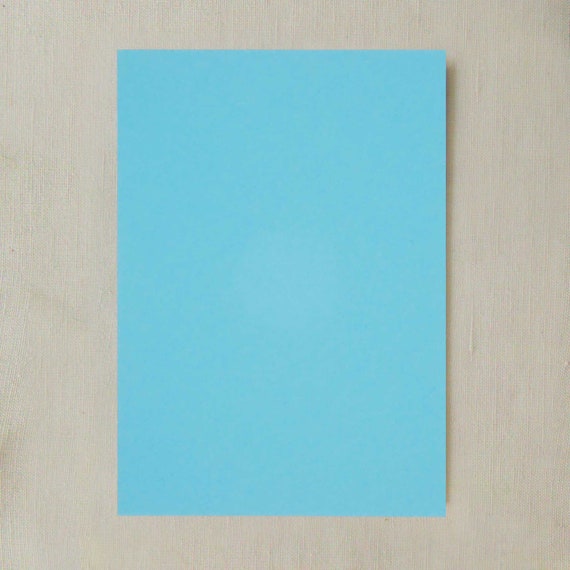 Turquoise Color Chart Paper
