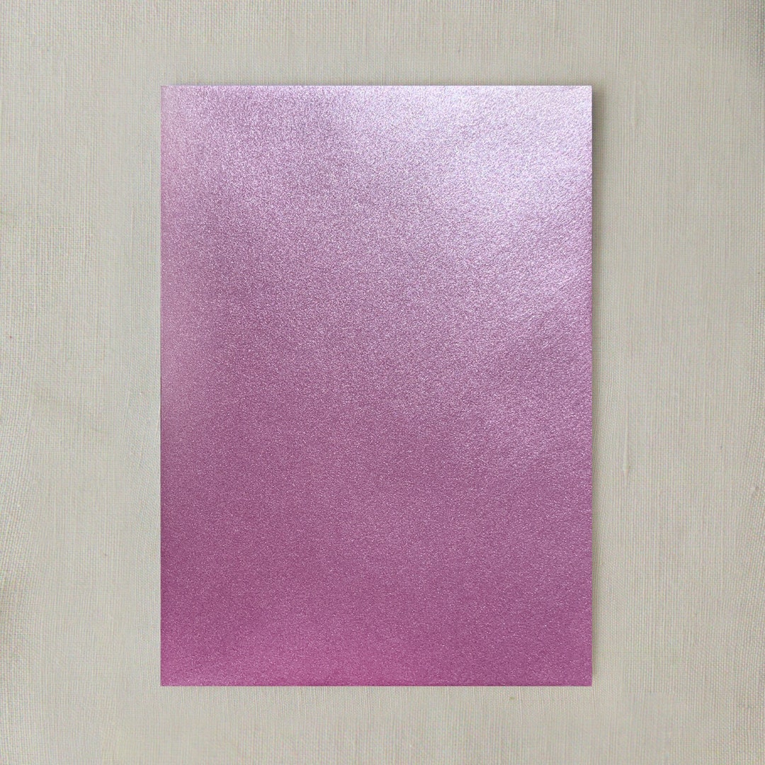 Punch Cardstock Paper | Purple Metallic Paper - Etsy