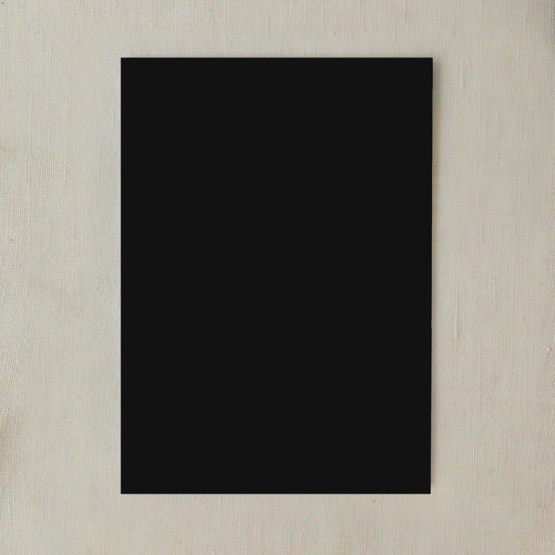 Ultra Black Cardstock Paper | Rich Black Paper - Etsy