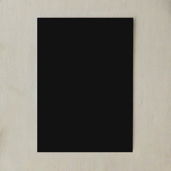 Ultra Black Cardstock Paper Rich Black Paper | Etsy