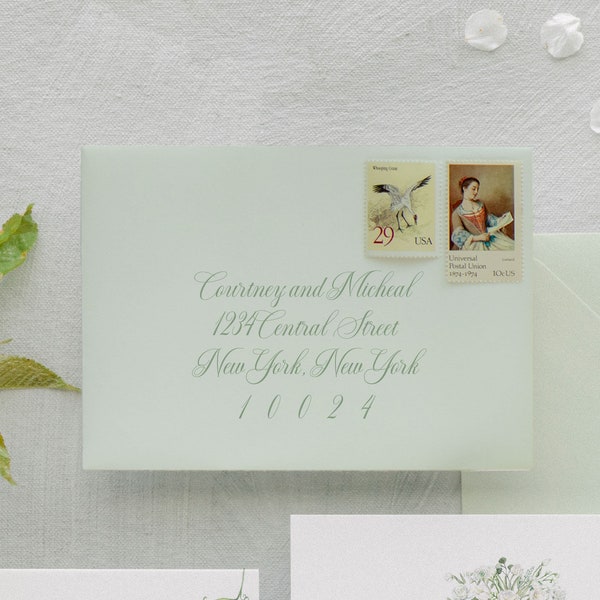 Envelope Addressing Etsy